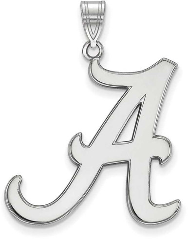10K White Gold University of Alabama XL Pendant by LogoArt by LogoArt ...