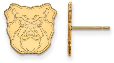 14K Yellow Gold Butler University Small Post Earrings by LogoArt by ...