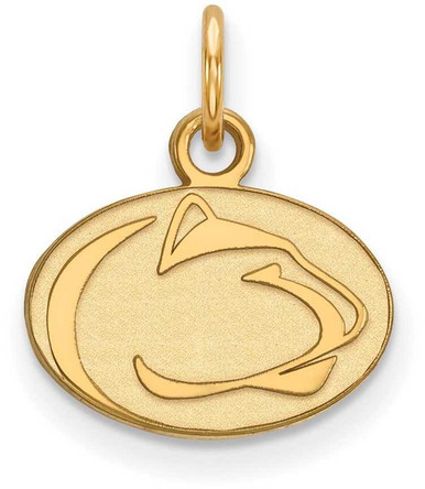 14K Yellow Gold Penn State University X-Small Pendant by LogoArt by ...