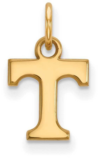 14K Yellow Gold University of Tennessee X-Small Pendant by LogoArt ...