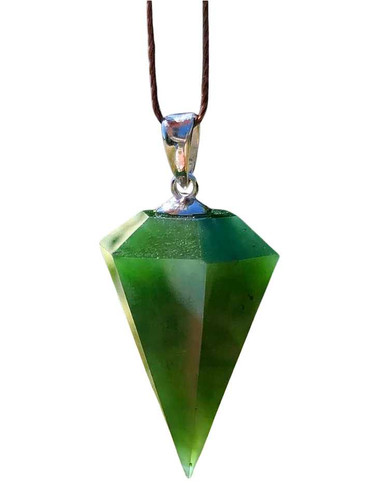 35mm Genuine Natural Canadian Jade Pendulum Necklace (J-Necklace-2723 ...