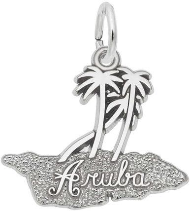 Aruba Palms Charm (Choose Metal) by Rembrandt by Rembrandt Charms at ...