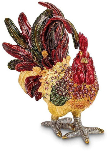 Bejeweled RORY Strutting Rooster Trinket Box (Gifts) by Luxury Giftware ...