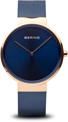 Bering Time Watch - Classic - Mens Polished Rose Gold-Tone 14539-367 by ...