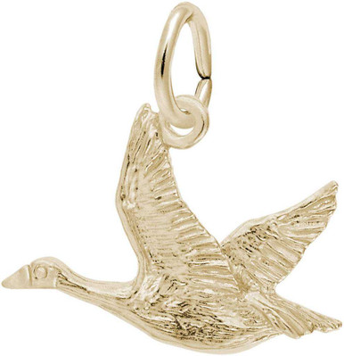 Canadian Goose Charm (Choose Metal) by Rembrandt by Rembrandt Charms at ...