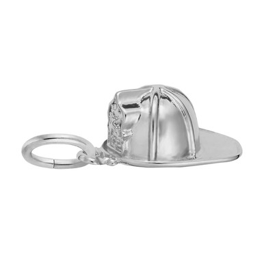 Firefighter Helmet Charm (Choose Metal) by Rembrandt by Rembrandt ...