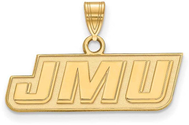Gold Plated Sterling Silver James Madison University Sm Pendant LogoArt ...