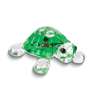 Green Turtle Glass Figurine by Glass Baron at BillyTheTree