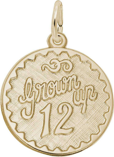 Grown Up Twelve Charm (Choose Metal) by Rembrandt by Rembrandt Charms ...