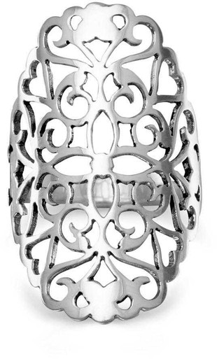 Large Cut Out Flower Design Ring 925 Sterling Silver at BillyTheTree ...