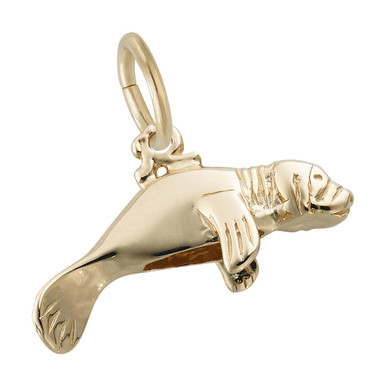 Manatee Charm (Choose Metal) by Rembrandt by Rembrandt Charms at ...