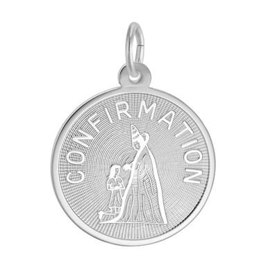 Round Confirmation Charm (Choose Metal) by Rembrandt by Rembrandt ...
