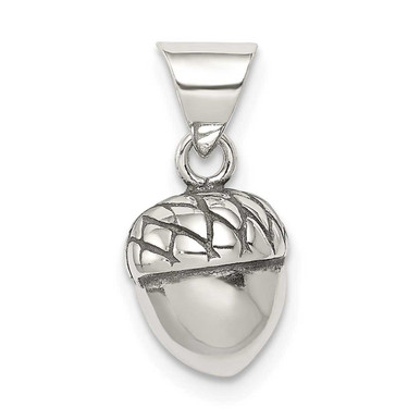 Sterling Silver Acorn Pendant at BillyTheTree Jewelry