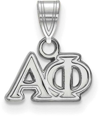 Sterling Silver Alpha Phi Small Pendant by LogoArt (SS002APH) by ...