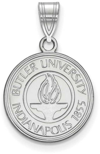 Sterling Silver Butler University Medium Crest Pendant by LogoArt by ...