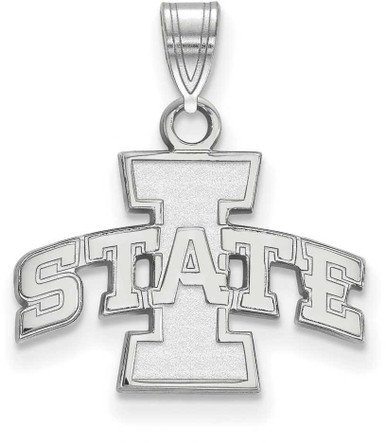 Sterling Silver Iowa State University Small Pendant by LogoArt ...