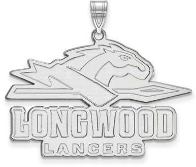 Sterling Silver Longwood University XL Pendant by LogoArt by LogoArt at ...