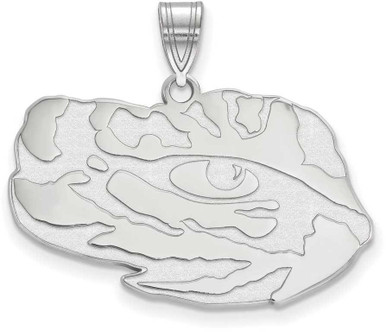 Sterling Silver Louisiana State University Large Pendant by LogoArt ...
