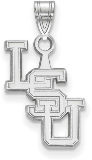 Sterling Silver Louisiana State University Small Pendant by LogoArt ...