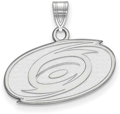 Sterling Silver NHL Carolina Hurricanes Small Pendant by LogoArt by ...