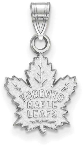Sterling Silver NHL Toronto Maple Leafs Small Pendant by LogoArt by ...