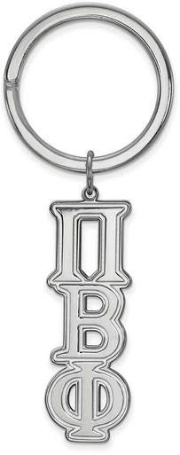 Sterling Silver Pi Beta Phi Key Chain by LogoArt by LogoArt at BillyTheTree