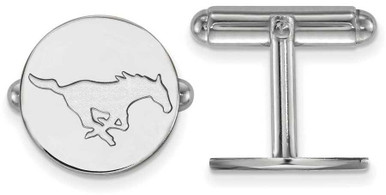Sterling Silver Southern Methodist University Cuff Links by LogoArt by ...