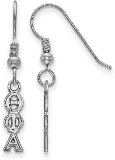 Sterling Silver Theta Phi Alpha Small Dangle Earrings by LogoArt by ...