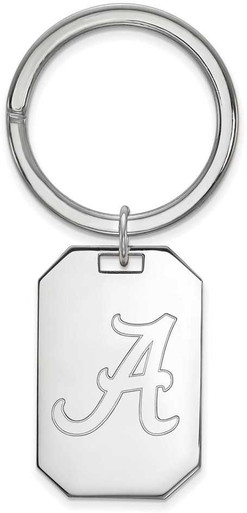 Sterling Silver University of Alabama Key Chain by LogoArt by LogoArt ...