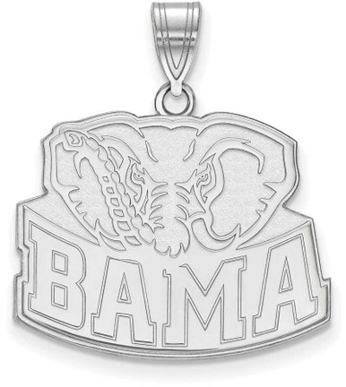 Sterling Silver University of Alabama Large Pendant by LogoArt ...