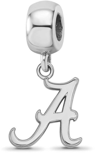Sterling Silver University of Alabama Small Dangle Bead by LogoArt ...