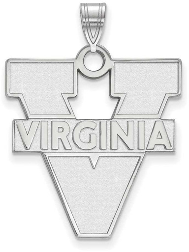 Sterling Silver University of Virginia XL Pendant by LogoArt by LogoArt ...