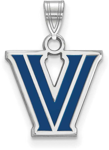 Sterling Silver Villanova University Small Enamel Pendant by LogoArt by ...