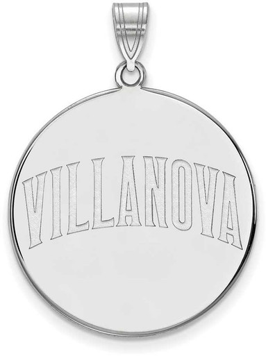 Sterling Silver Villanova University XL Disc Pendant by LogoArt by ...