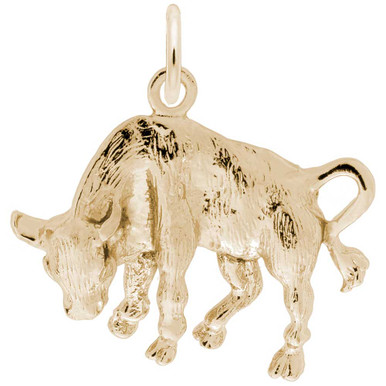 Taurus Zodiac Charm (Choose Metal) by Rembrandt by Rembrandt Charms at ...