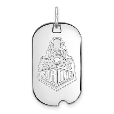14k White Gold LogoArt Purdue University Boilermakers Train Logo Small ...