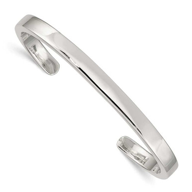 Sterling Silver 5mm Cuff Bracelet QB313 at BillyTheTree Jewelry