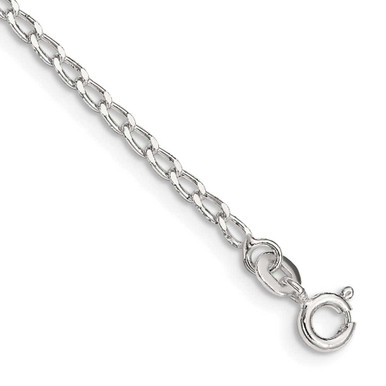 Sterling Silver 2mm Open Elongated Link Chain at BillyTheTree Jewelry