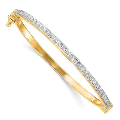 Diamond Fascination Diamond Mystique Sterling Silver Gold-plated ...