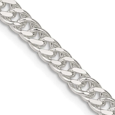 Sterling Silver 5.5mm Rambo Chain QRM100-24 at BillyTheTree Jewelry