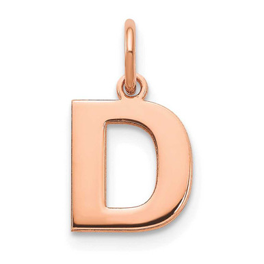 Pink Sterling Silver Letter D Initial Charm XNA1337RP/D at BillyTheTree ...
