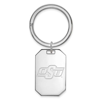 Sterling Silver Oklahoma State University Key Chain by LogoArt by ...