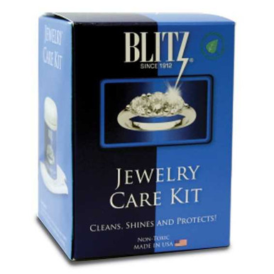 Blitz Gem & Jewelry Care Kit w/ Jar and Cleaning Cloth