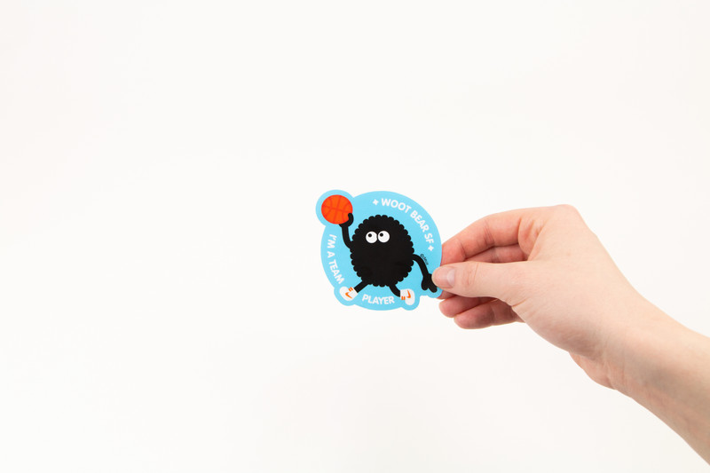 I'M A TEAM PLAYER Sticker
