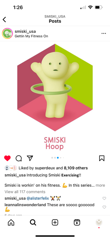 Smiski Exercise Series