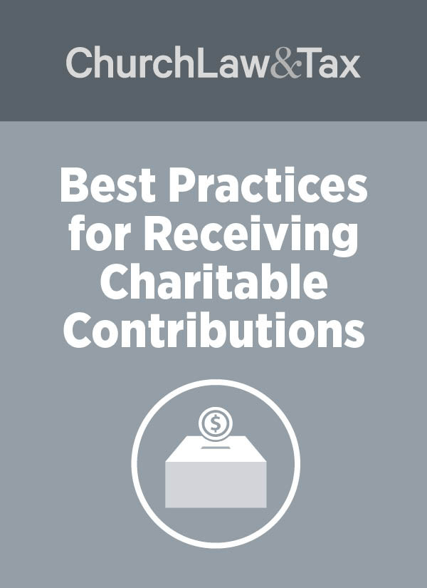 Best Practices for Receiving Charitable Contributions