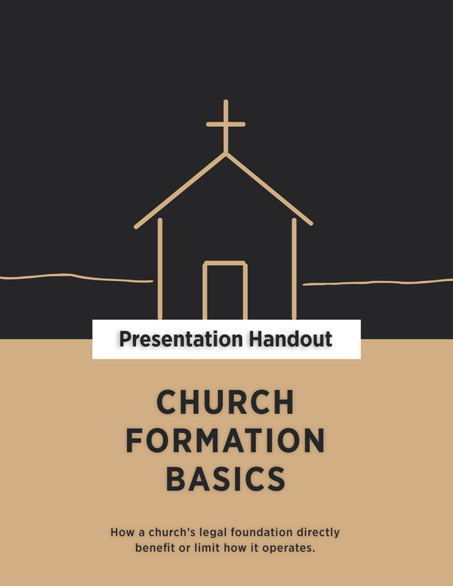 Church Formation Basics