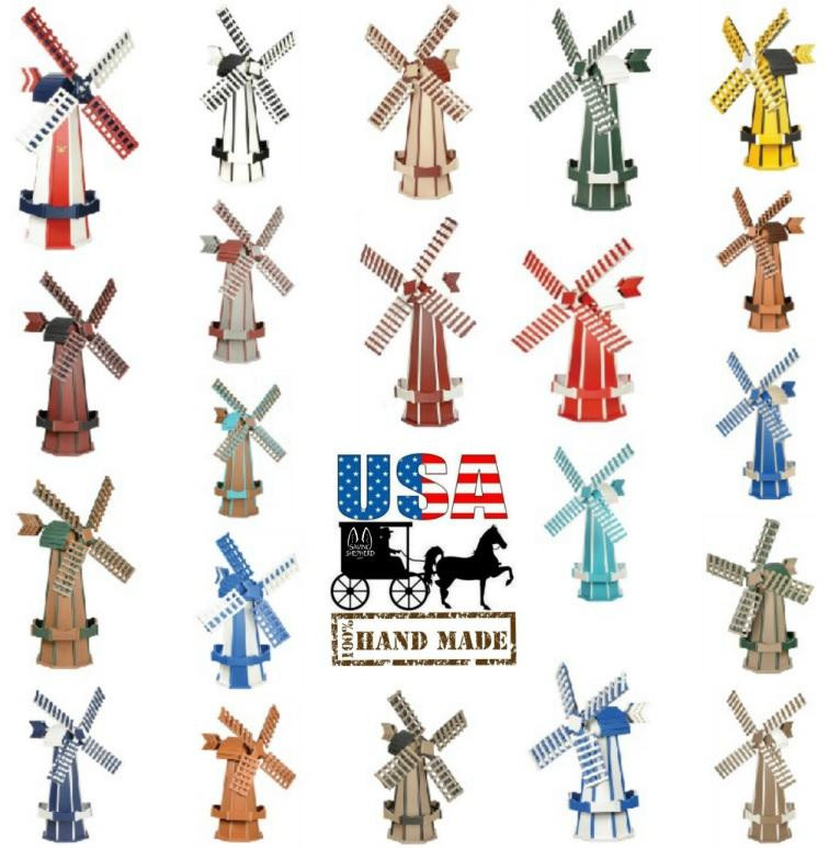 Amish Made 60 Inch Poly Wood Windmill
