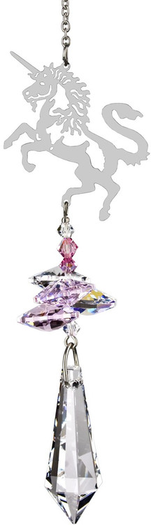 Woodstock Chimes Crystal Fantasy Unicorn Wind Chime