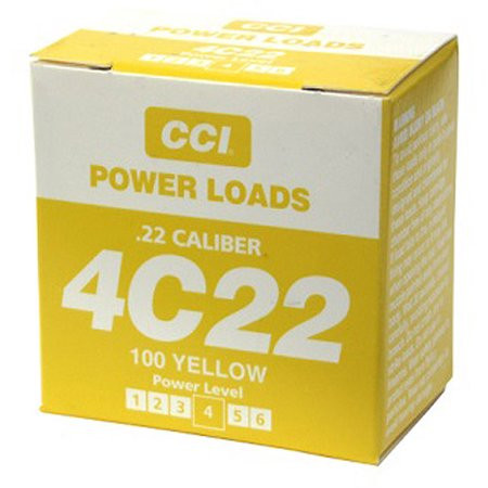 DT Systems .22 Caliber 4C22 Blank Power Loads 100 Yellow 70-100 Yards 88117